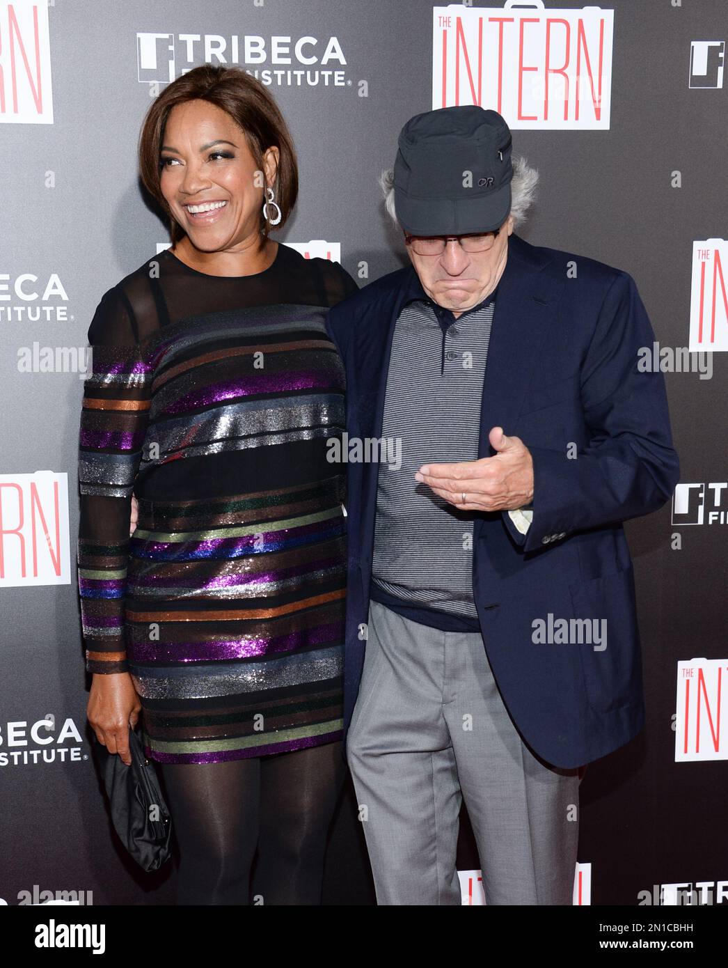 Actor Robert De Niro and wife Grace Hightower attend the premiere of ...