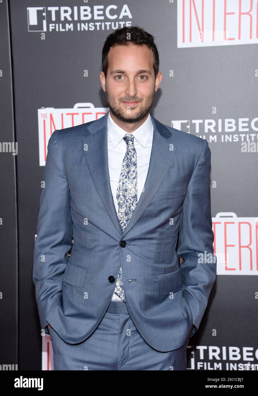 Jason Orley attends the premiere of "The Intern" at the Ziegfeld ...