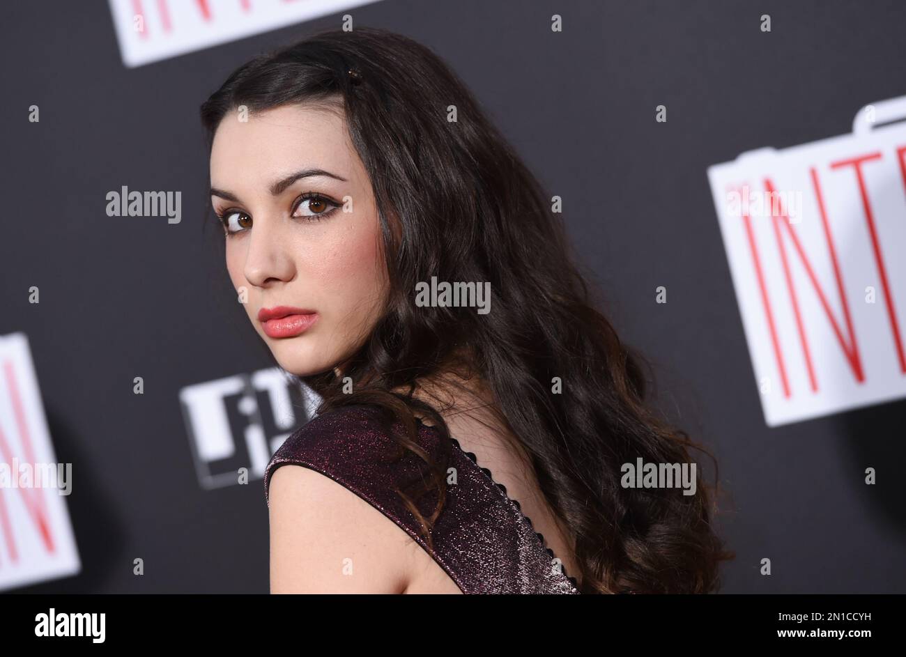 Actress Hannah Marks attends the premiere of "The Intern" at the ...