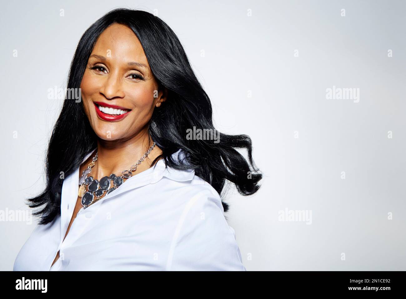 In this Sept. 8, 2015 photo, former model Beverly Johnson poses for a ...