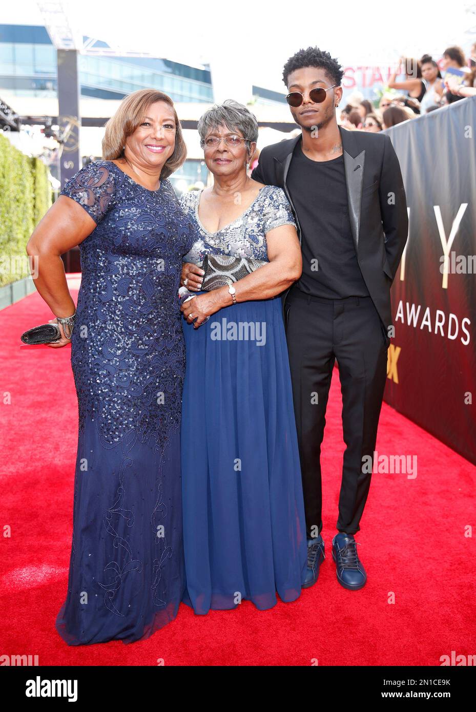Bernice Gordon, from left, Patsy Ballard and Marcel Henson arrive at ...