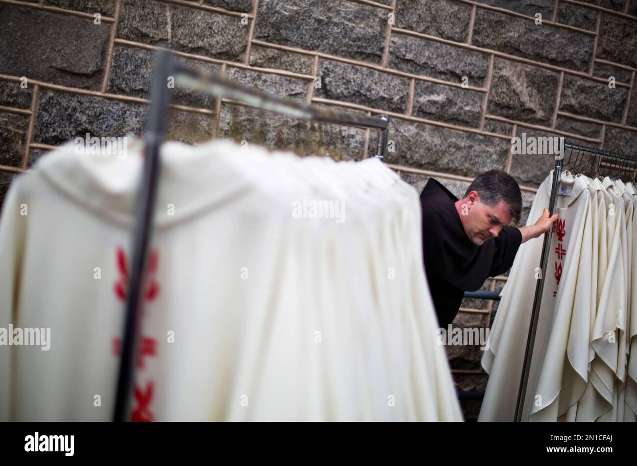 Father Justin Ross, director of liturgy at Catholic University, pushes ...