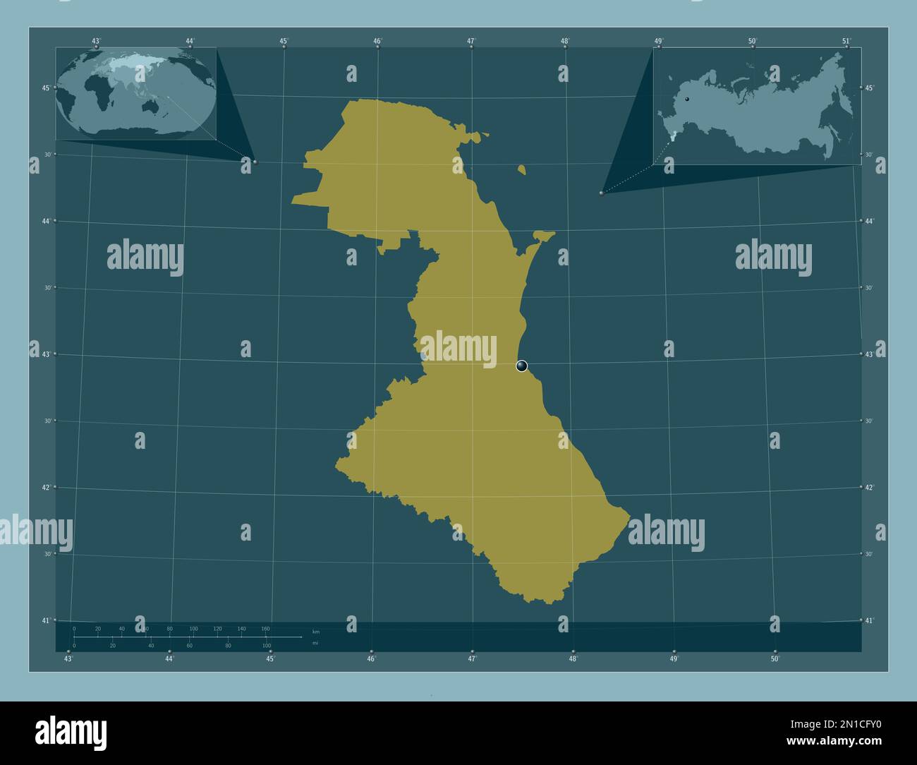 The location of makhachkala hi-res stock photography and images - Alamy
