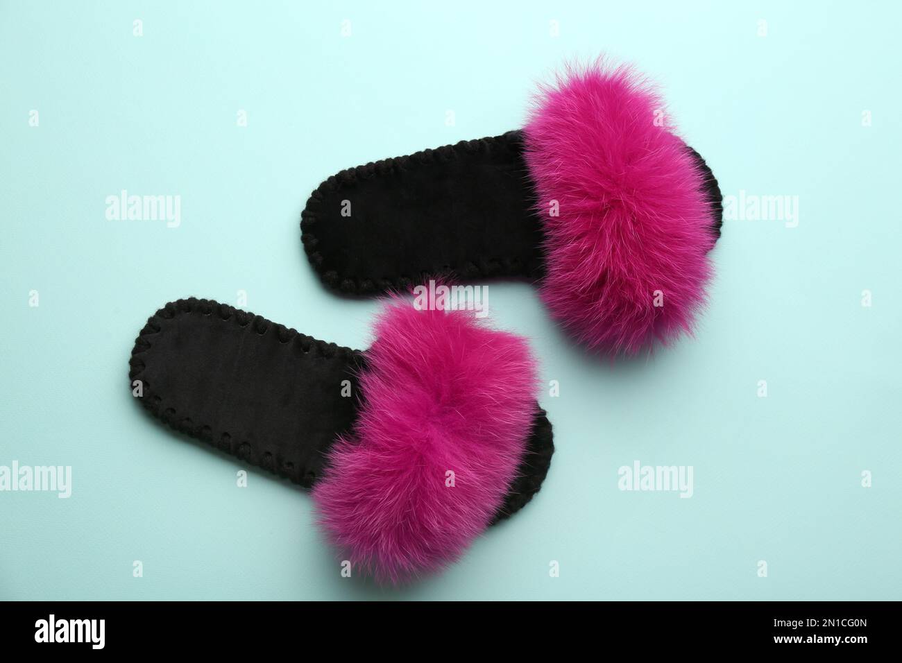 Light blue slippers hi-res stock photography and images - Alamy