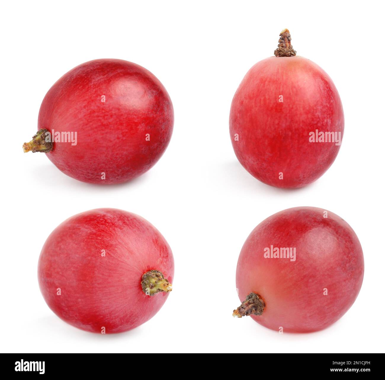 Set of fresh grapes on white background Stock Photo - Alamy