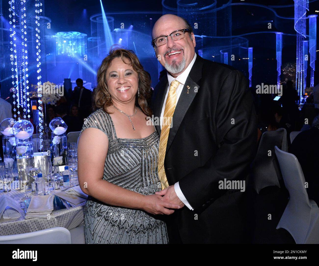 Joni Sheesley, left, and Brian Sheesley attend the Governors Ball for ...