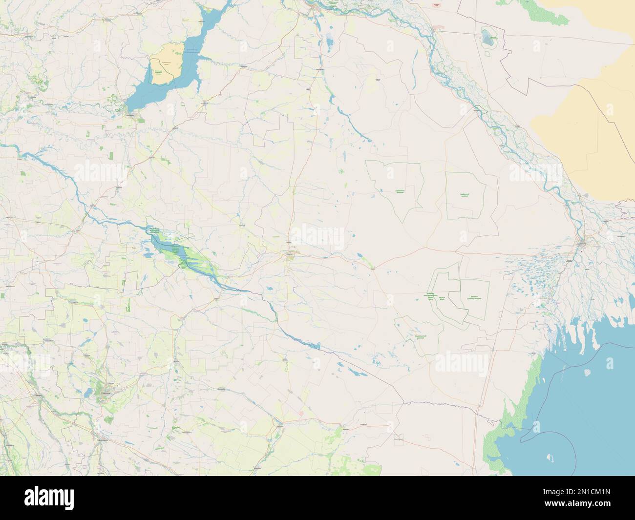 Kalmyk outline map hi-res stock photography and images - Alamy