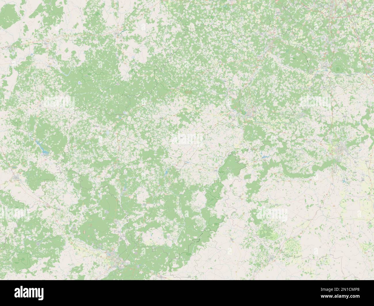 Kaluga, region of Russia. Open Street Map Stock Photo - Alamy