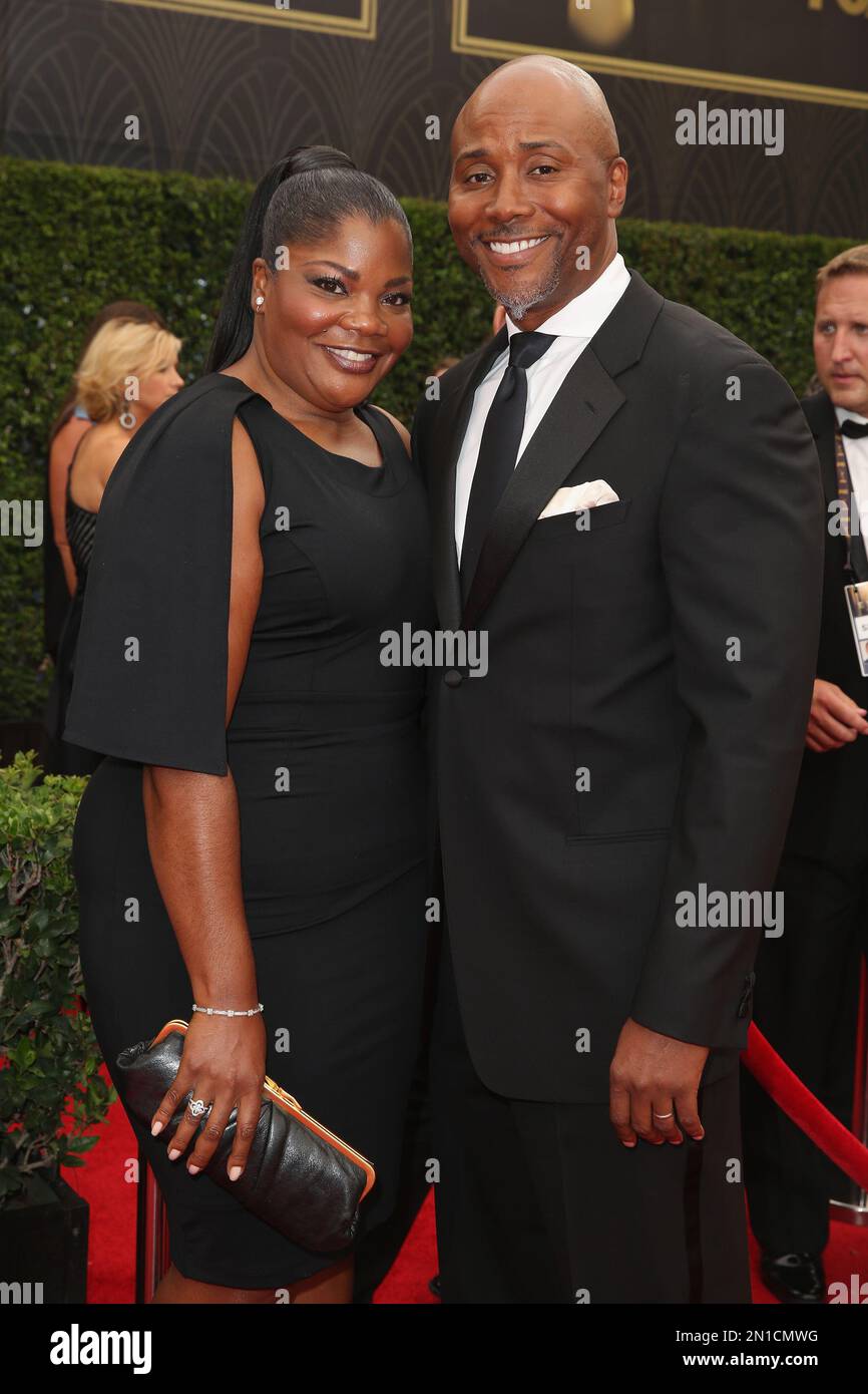 Mo'Nique, left, and Sidney Hicks arrive at the 67th Primetime Emmy ...