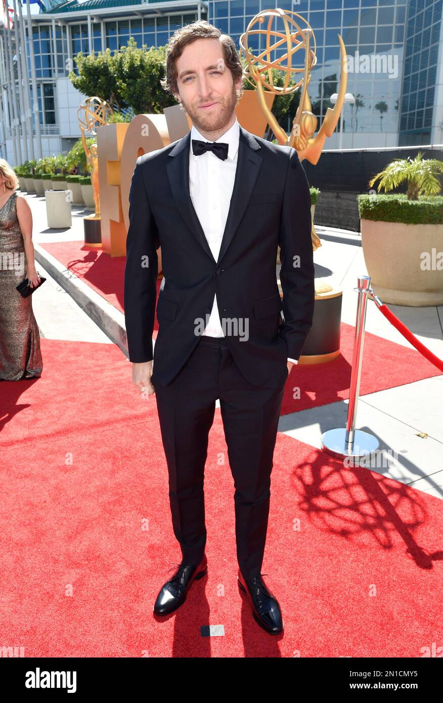 Thomas Middleditch arrives at the 67th Primetime Emmy Awards on Sunday ...