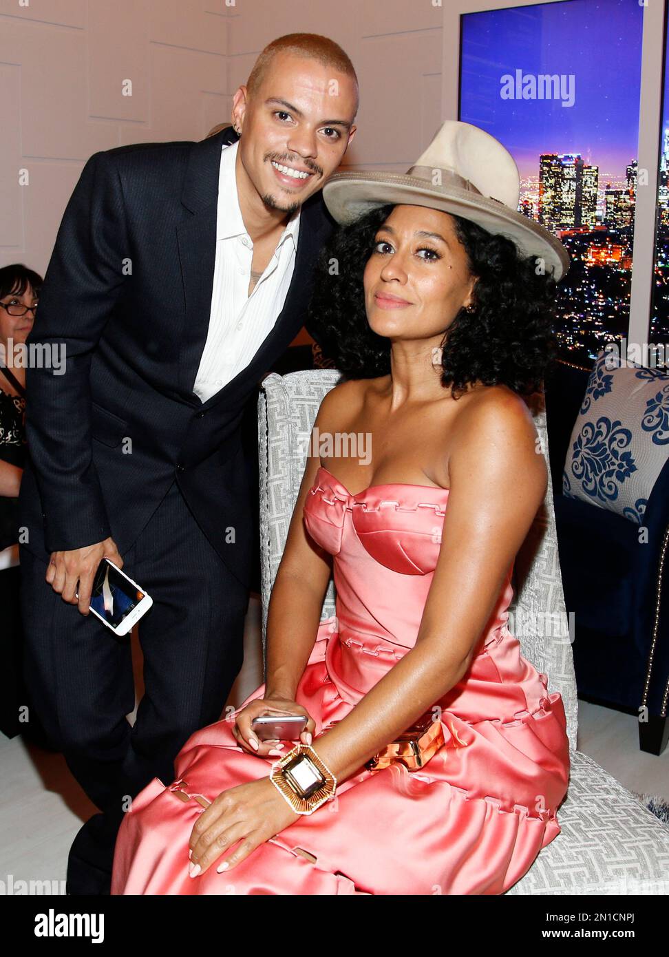 EXCLUSIVE - Evan Ross, left, and Tracee Ellis Ross in the Chase ...