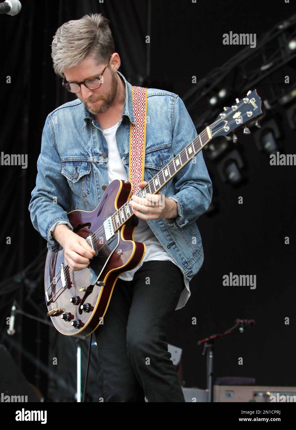 Scott Mills with Colony House performs during Music Midtown 2015 at ...