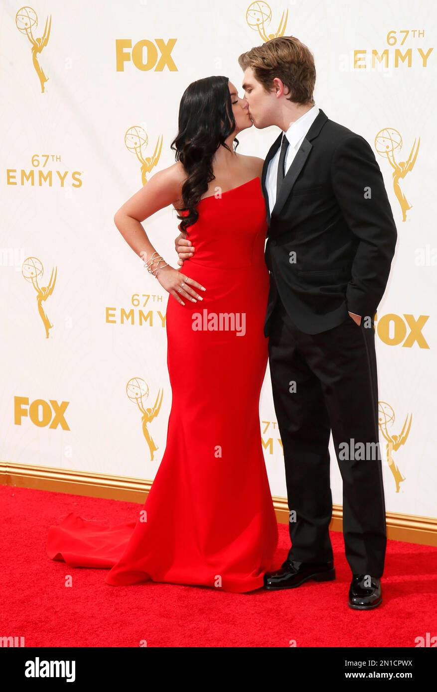 Ariel Winter, left, and Laurent Claude Gaudette arrive at the 67th ...