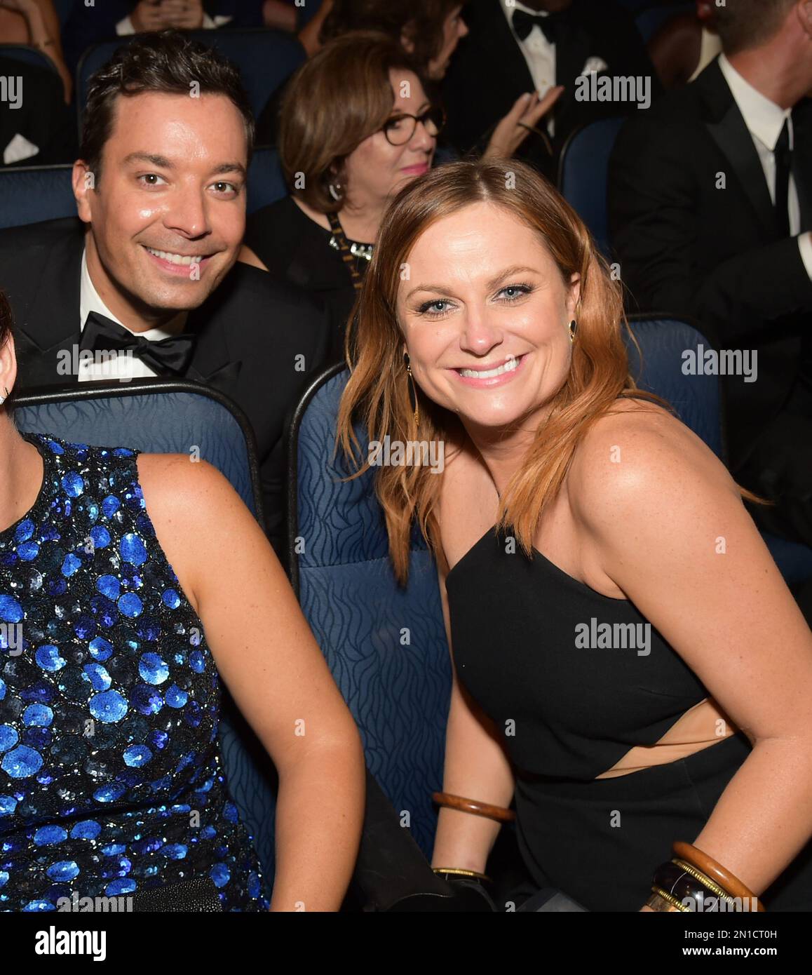 EXCLUSIVE - Jimmy Fallon, left, and Amy Poehler attend the 67th ...