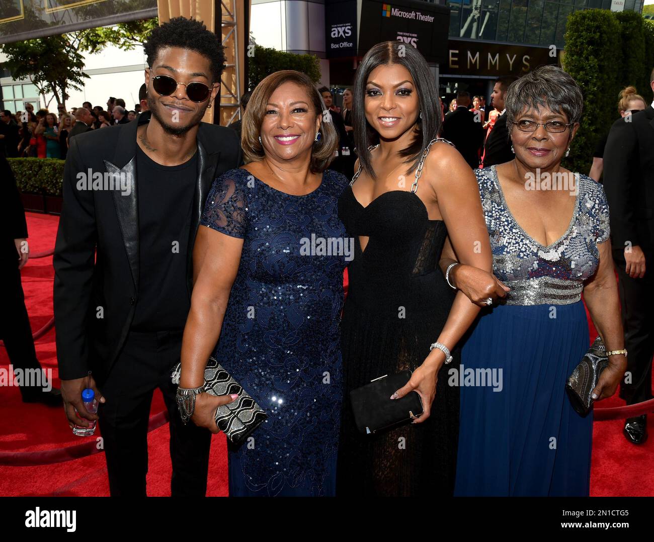 Marcel Henson, and from left, Bernice Gordon, Taraji P. Henson, and ...