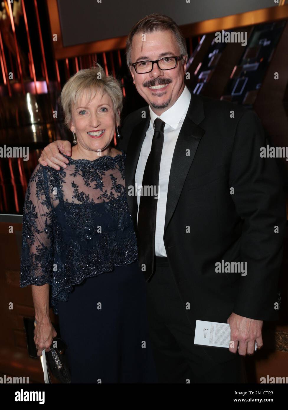EXCLUSIVE - Holly Rice, left, and Vince Gilligan attend the 67th ...