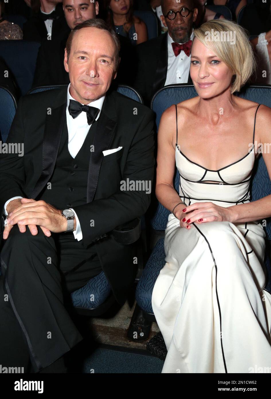 EXCLUSIVE - Kevin Spacey, left, and Robin Wright attend the 67th ...