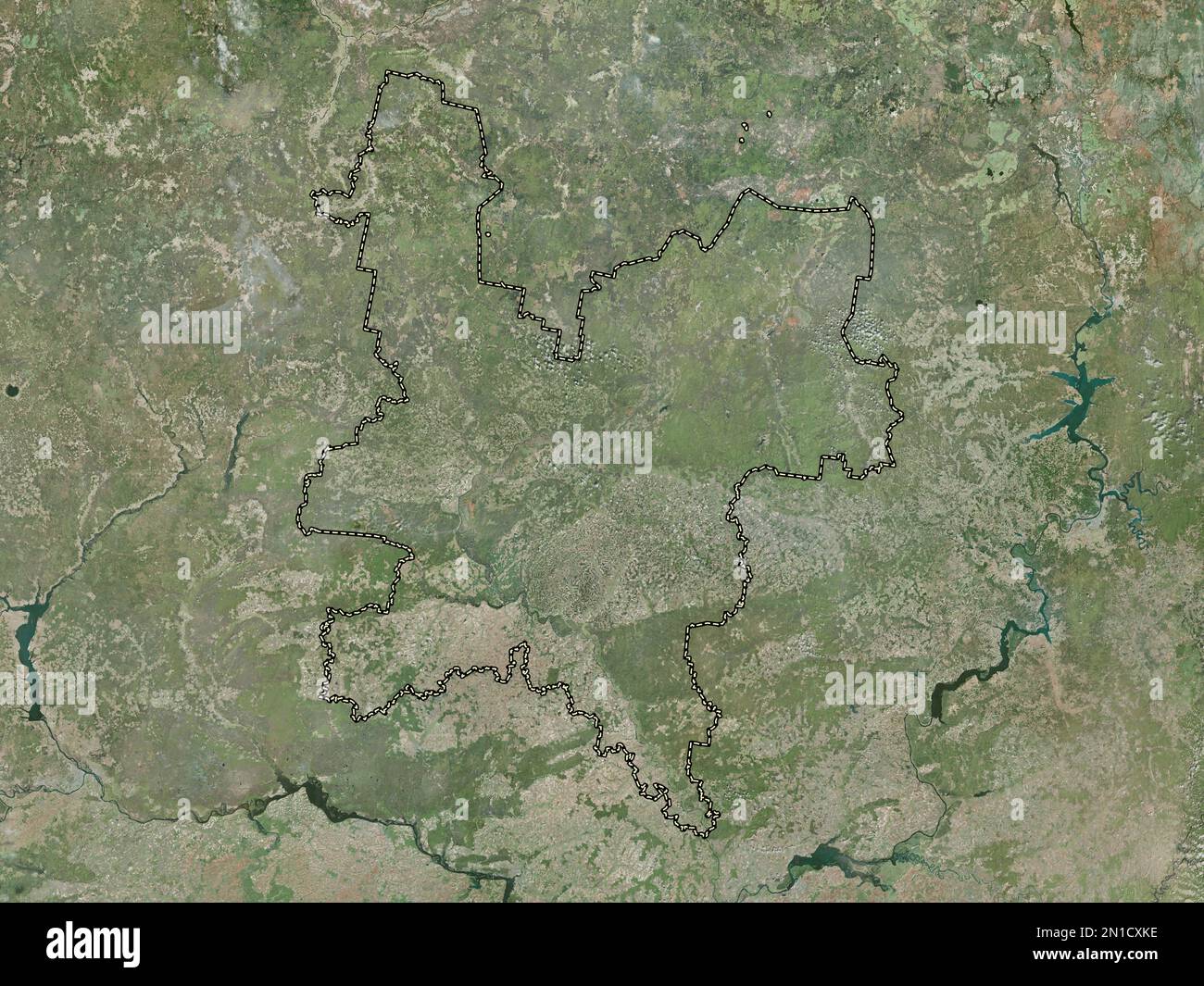 Kirov, region of Russia. High resolution satellite map Stock Photo - Alamy