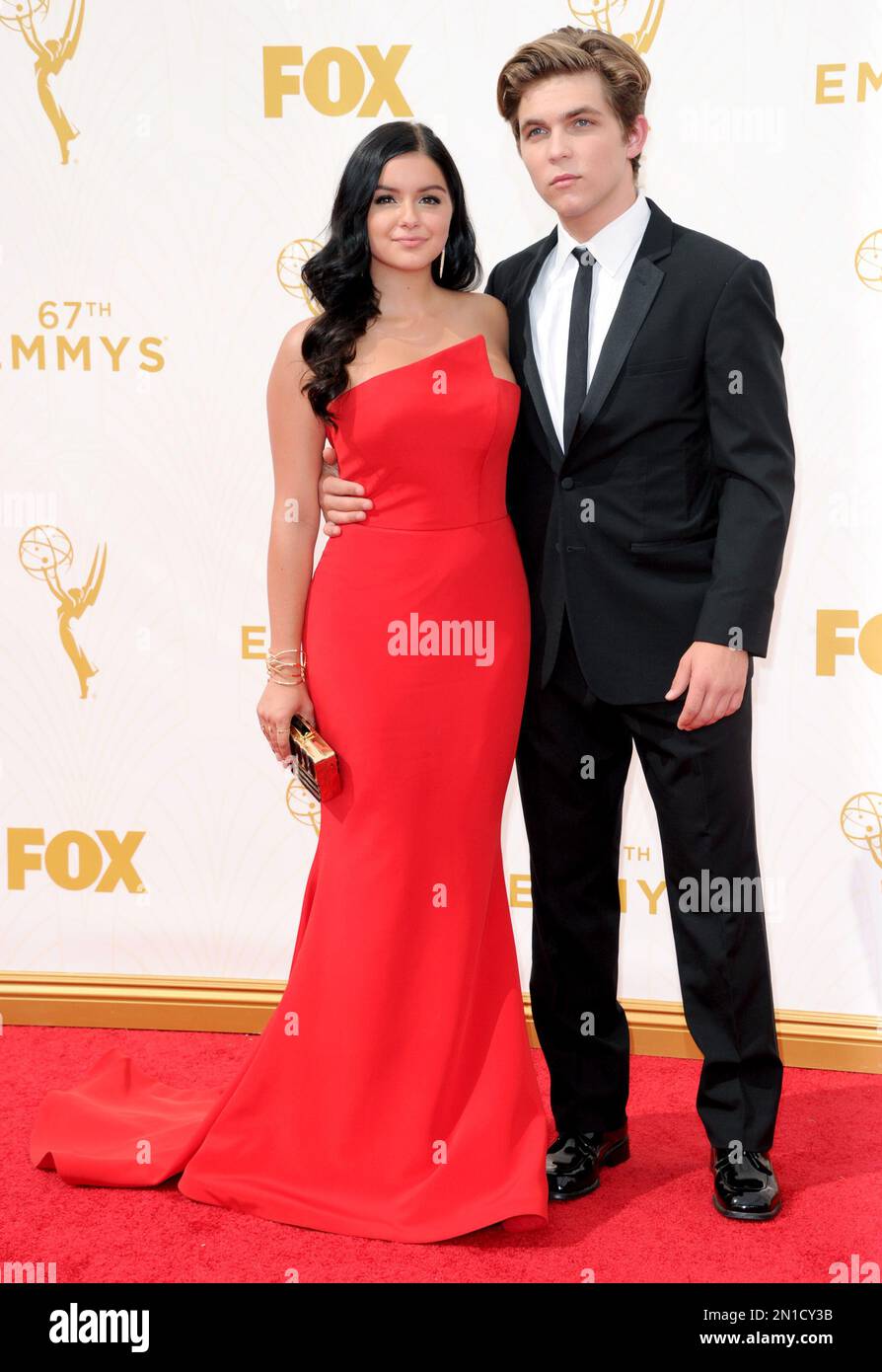 Ariel Winter, left, and Laurent Claude Gaudette arrive at the 67th ...
