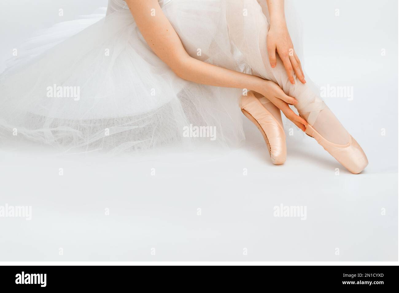 Ballet dancer details Stock Photo - Alamy