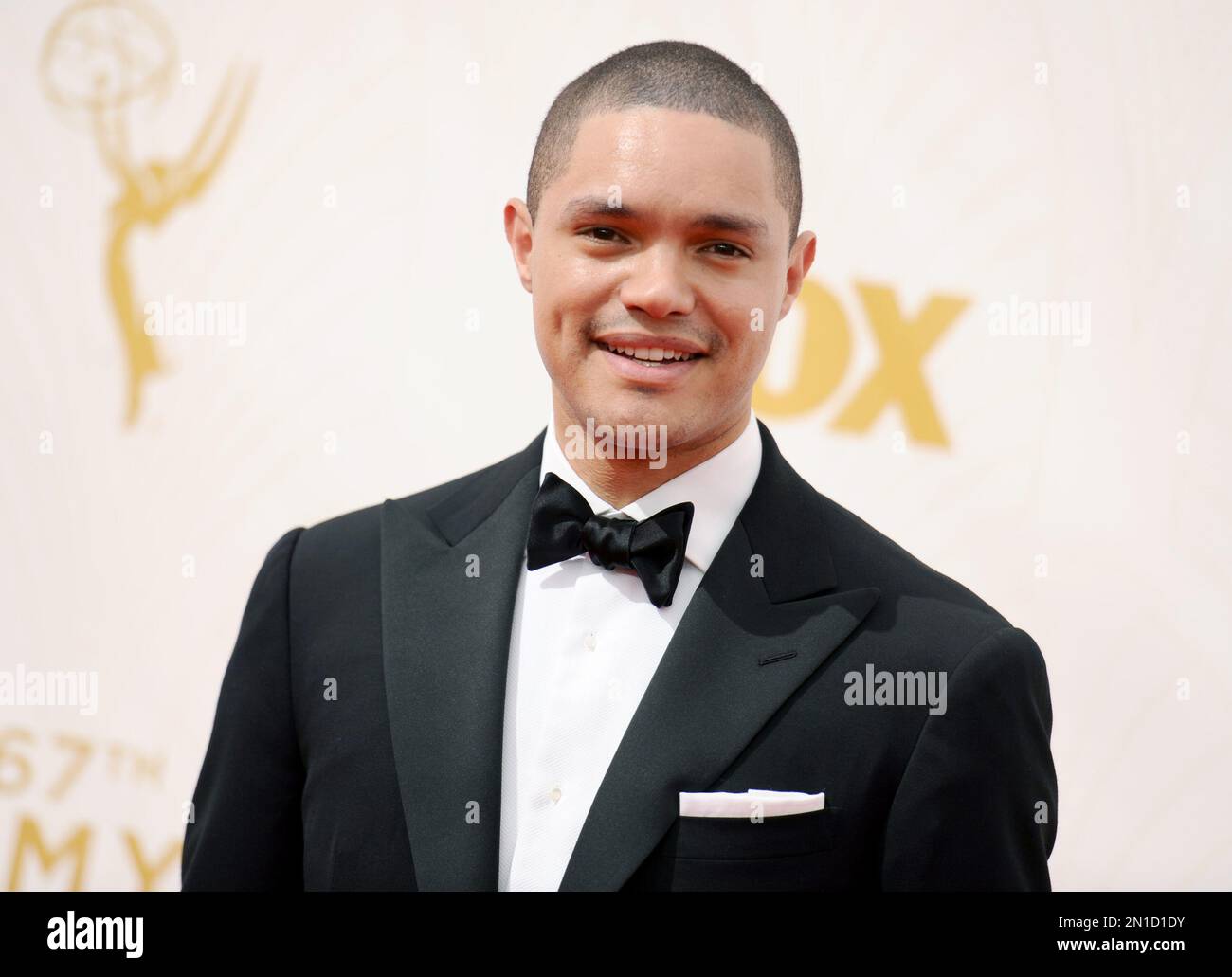 Trevor Noah arrives at the 67th Primetime Emmy Awards on Sunday, Sept ...