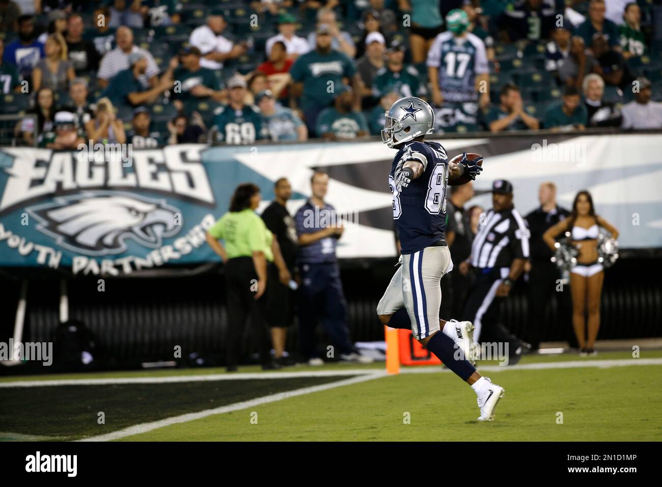 Dallas Cowboys' Terrance Williams celebrates as he scores a touchdown ...