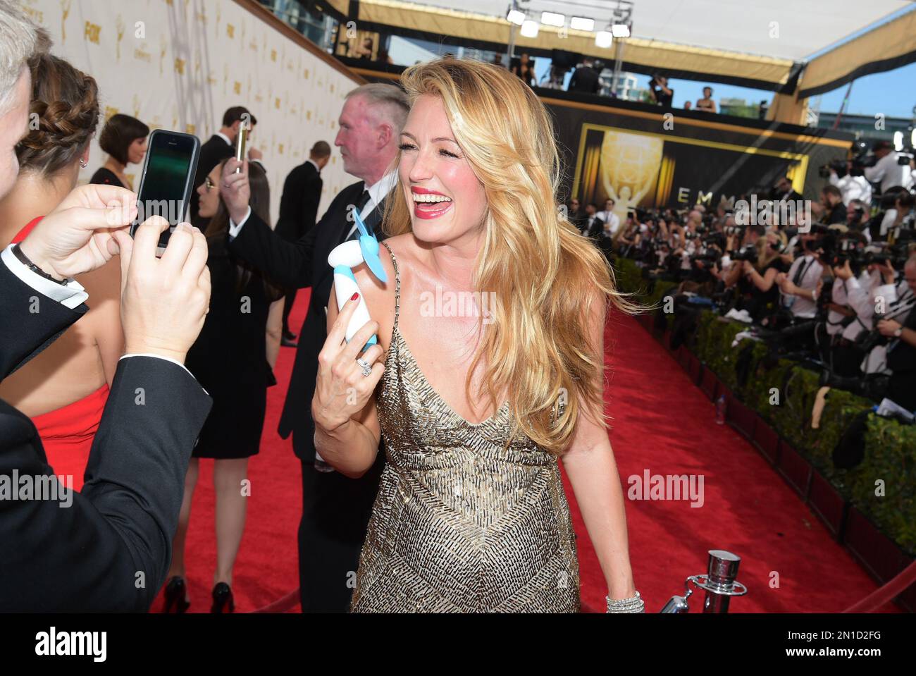 Cat Deeley arrives at the 67th Primetime Emmy Awards on Sunday, Sept ...