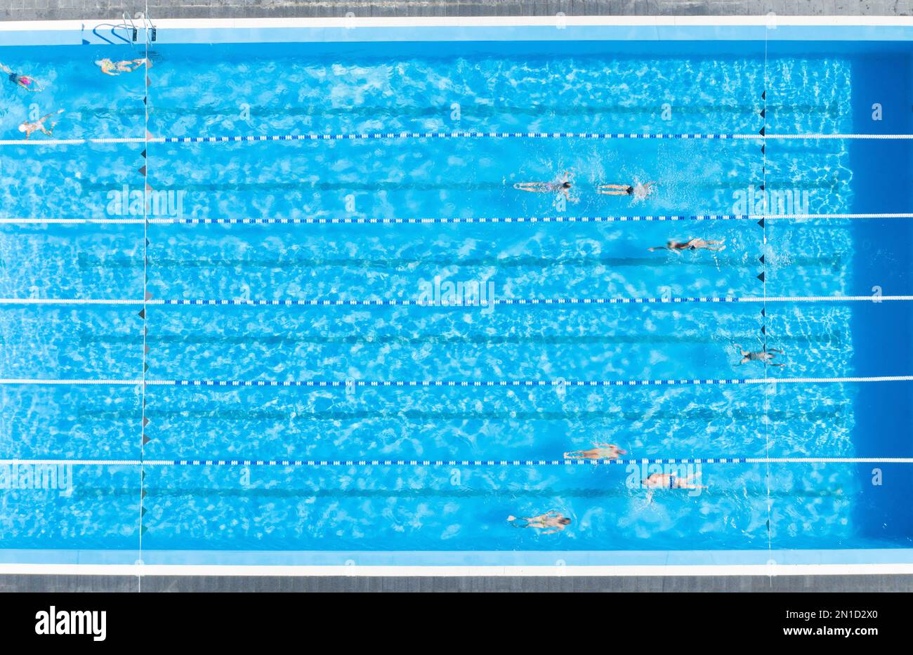 Surface outdoor olympic swimming pool hi-res stock photography and ...