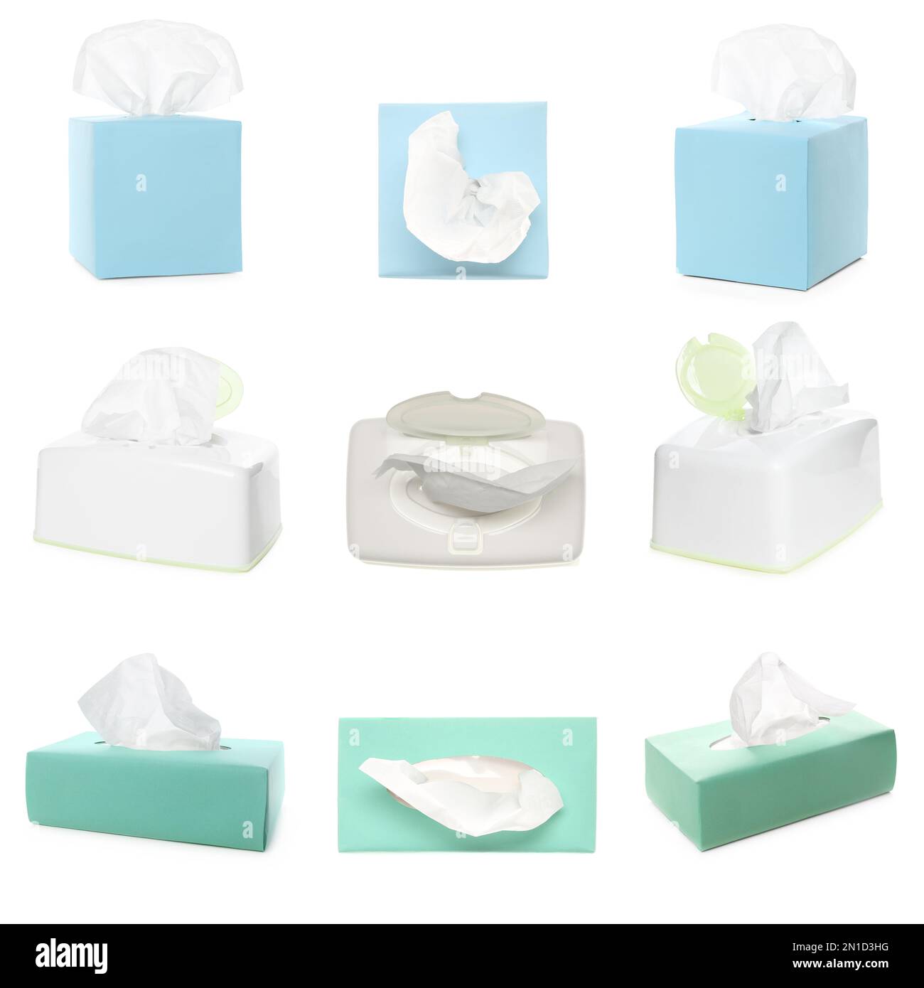 Kitchen paper set on Cut Out Stock Images & Pictures - Alamy