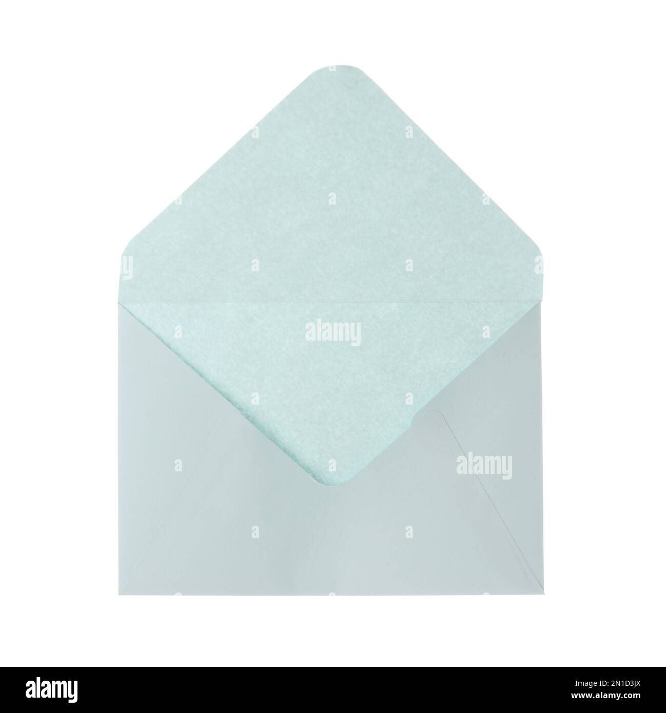 Light grey paper envelope isolated on white. Mail service Stock Photo ...