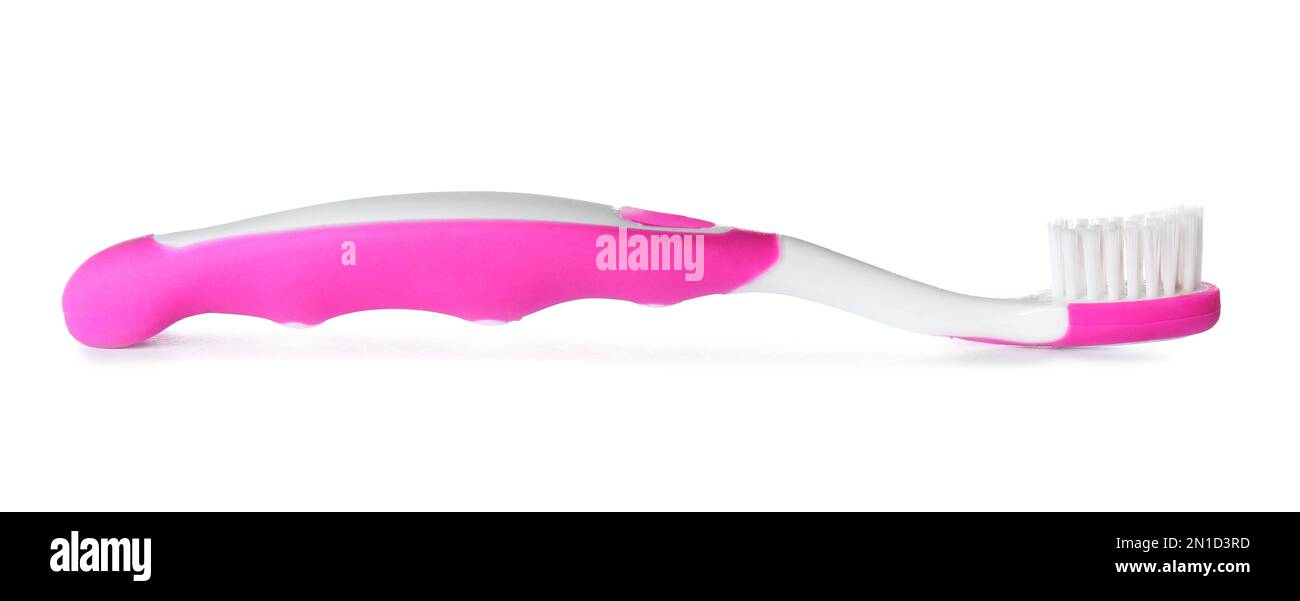 Toothbrush for children isolated on white. Dental care Stock Photo - Alamy