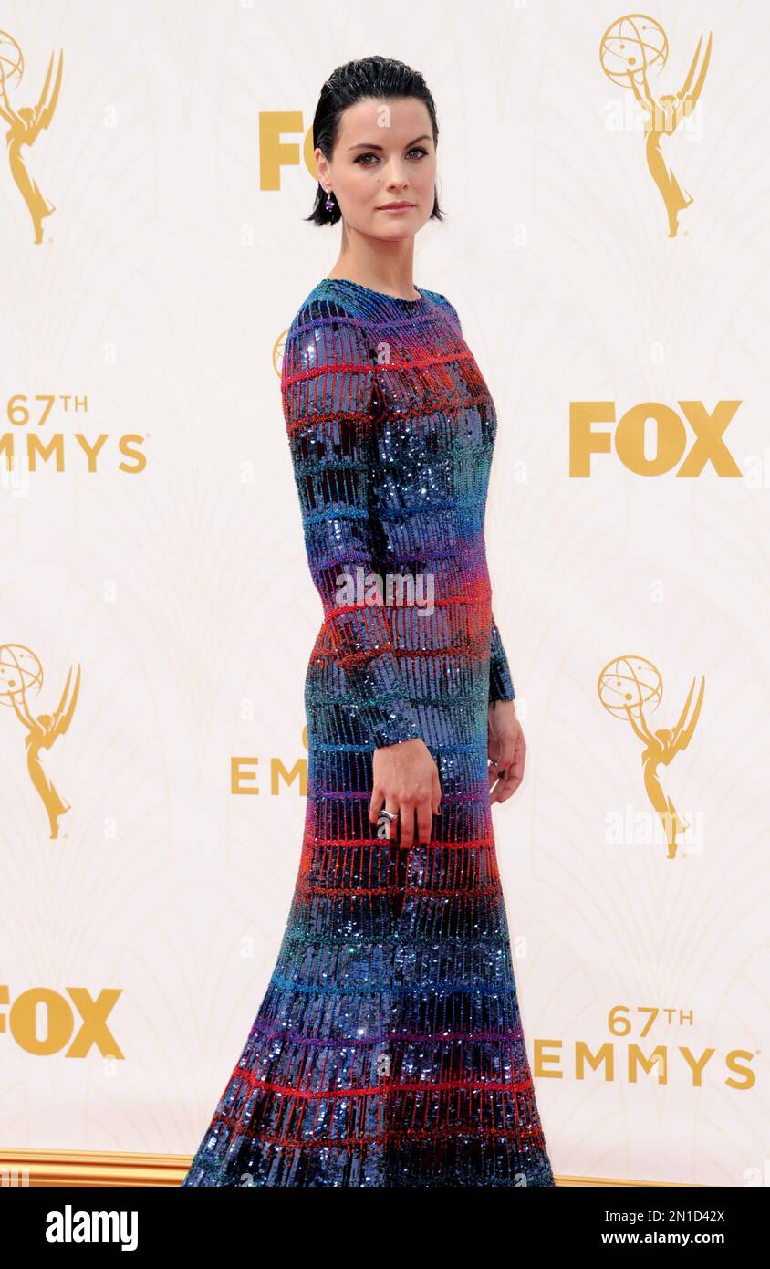 Jaimie Alexander arrives at the 67th Primetime Emmy Awards on Sunday ...