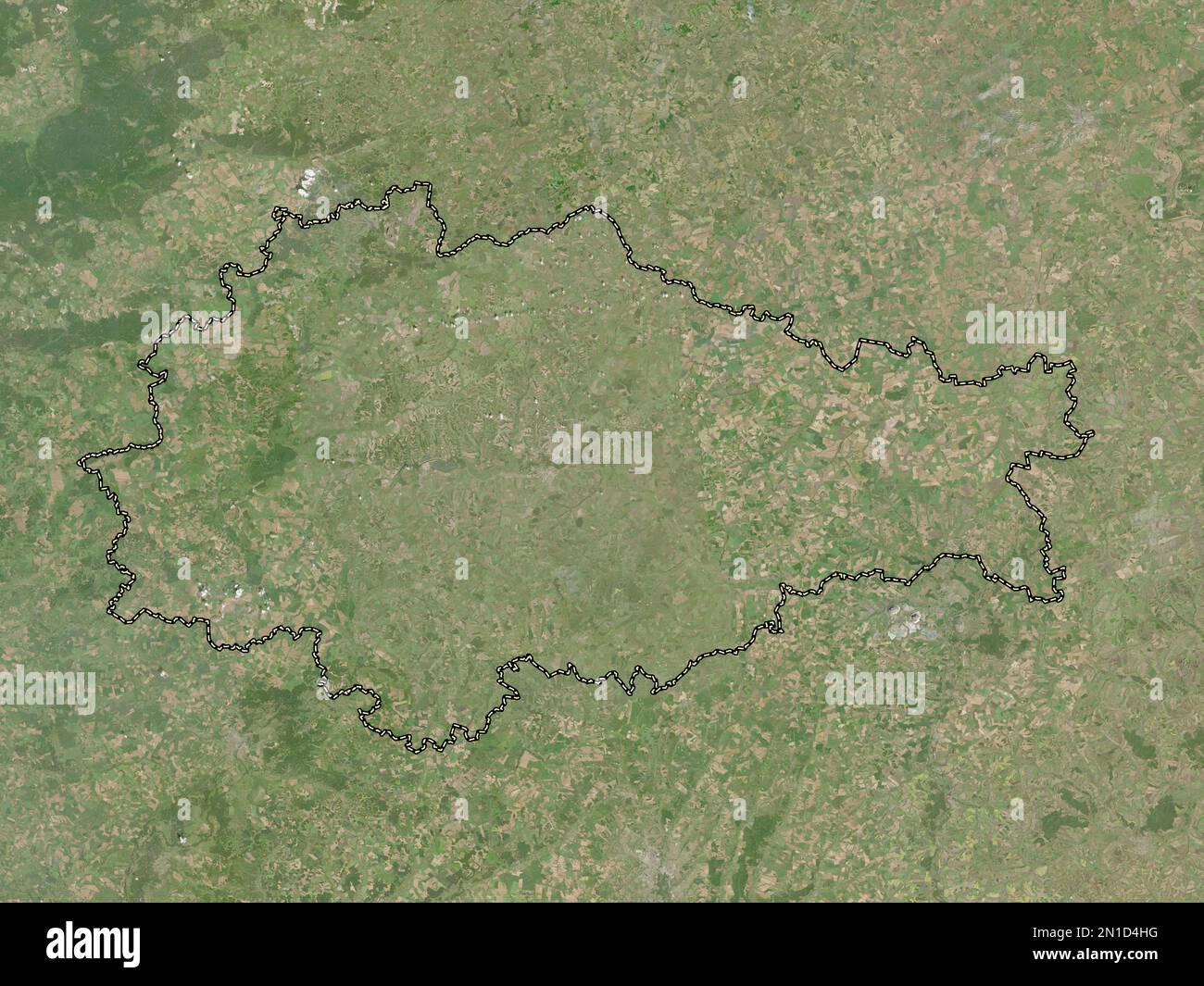 Kursk, region of Russia. Low resolution satellite map Stock Photo - Alamy