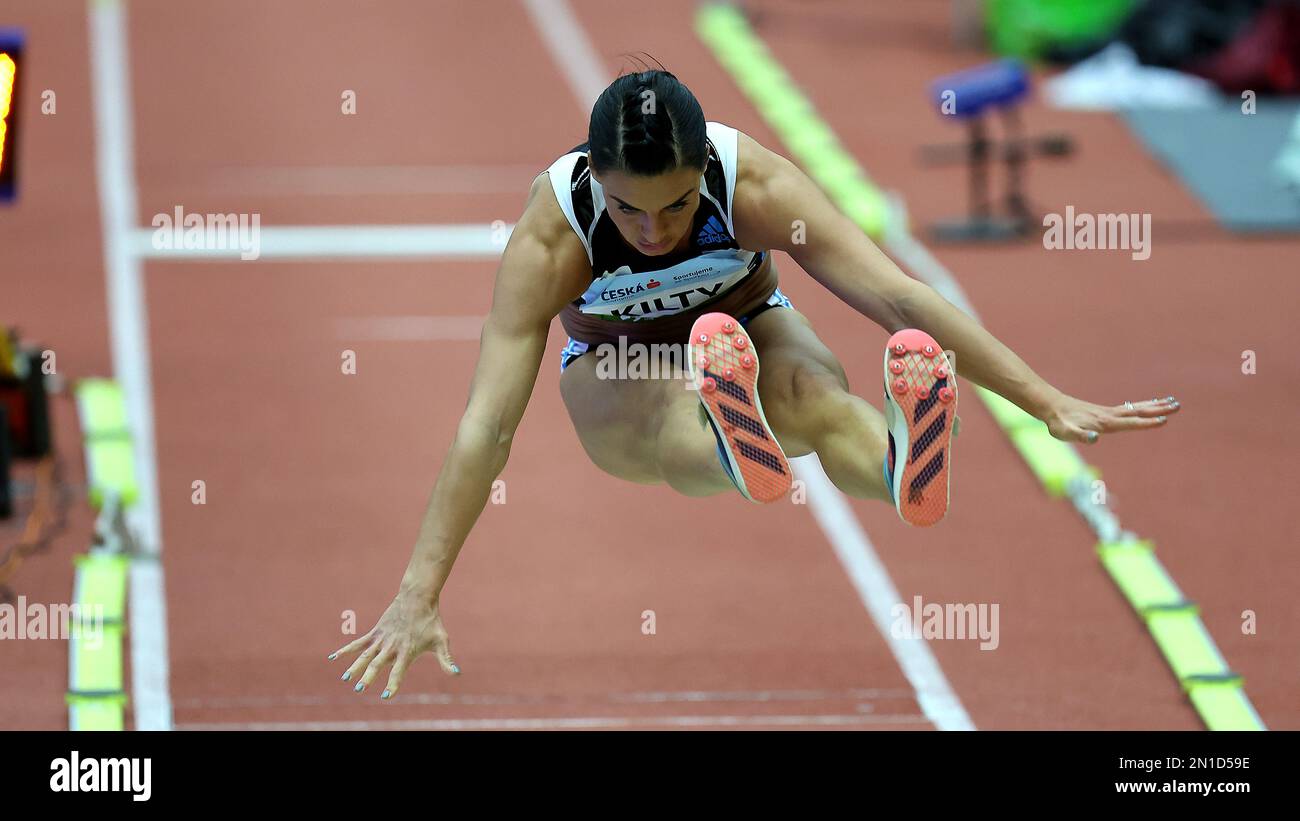 Dovile Kilty of Lithuania competes in triple jump during the Czech ...