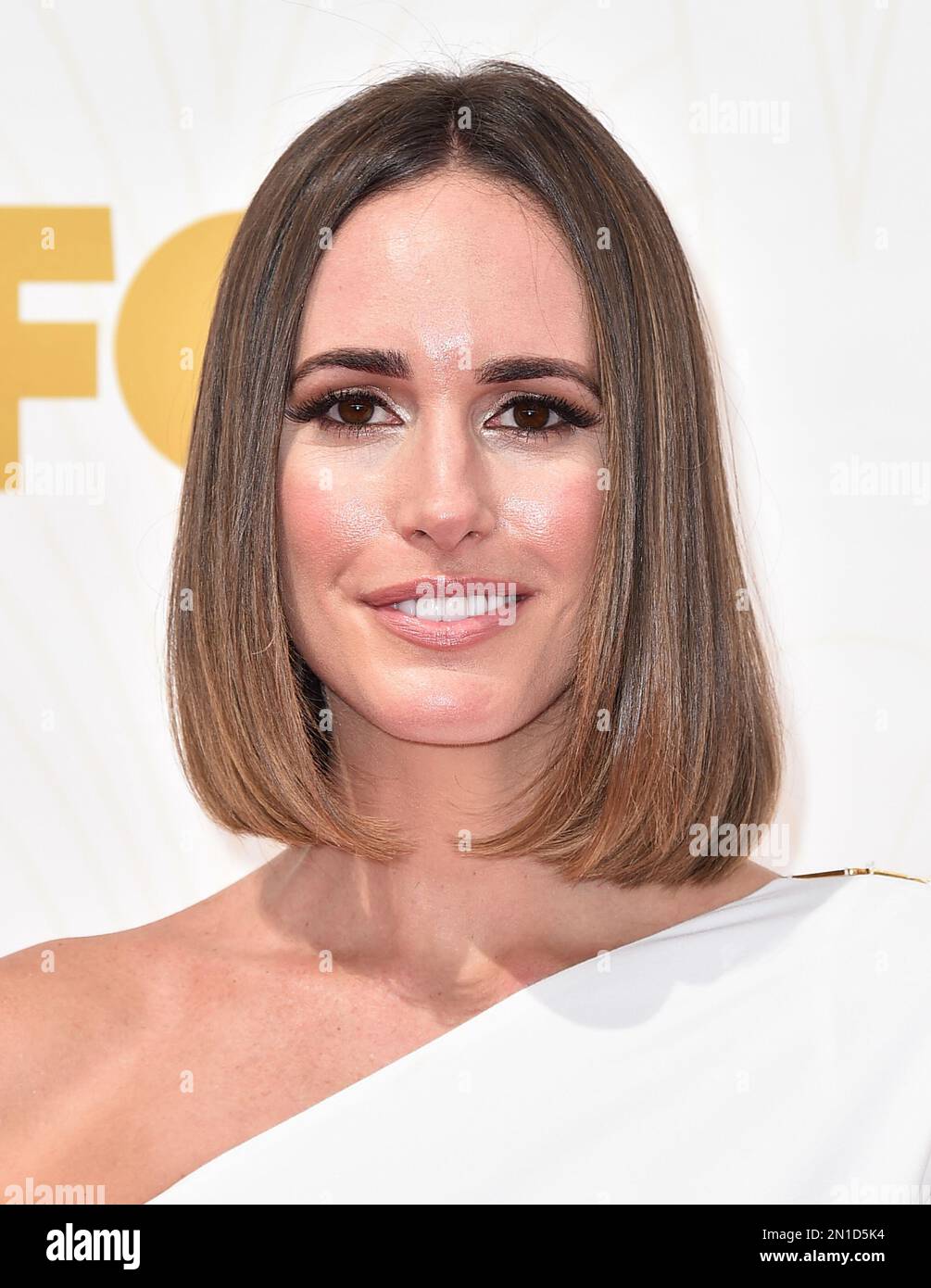 Louise Roe arrives at the 67th Primetime Emmy Awards on Sunday, Sept ...