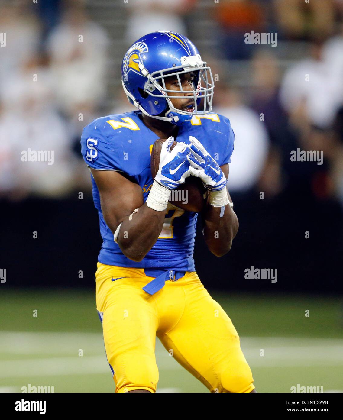 San Jose State running back Tyler Ervin during an NCAA football game in ...