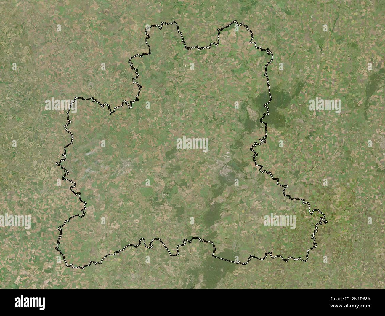 Lipetsk, region of Russia. Low resolution satellite map Stock Photo - Alamy