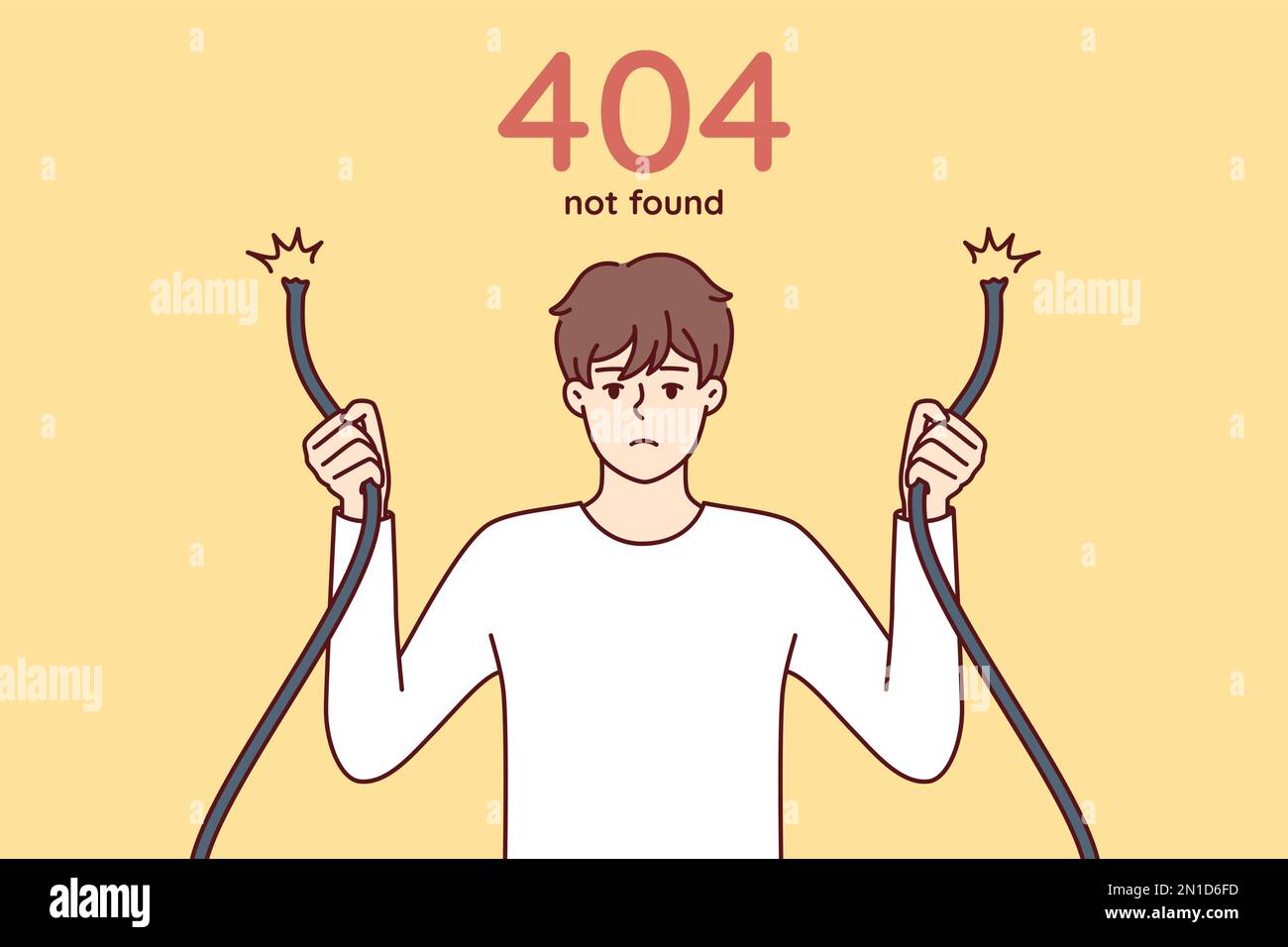 The cable guy Stock Vector Images - Alamy