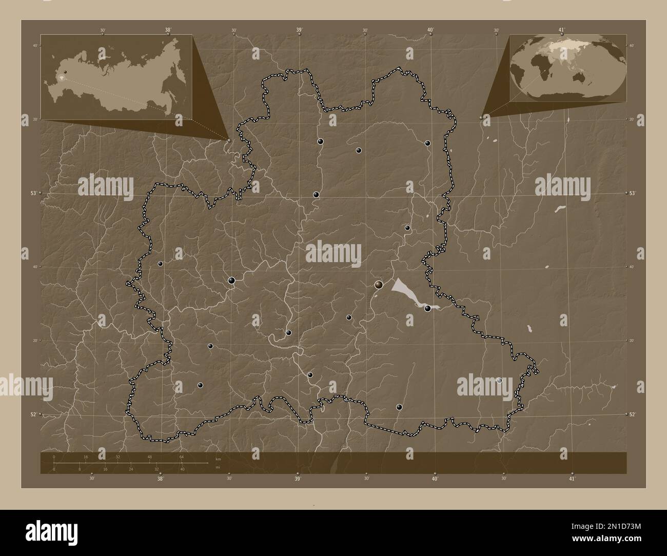 Lipetsk map hi-res stock photography and images - Alamy