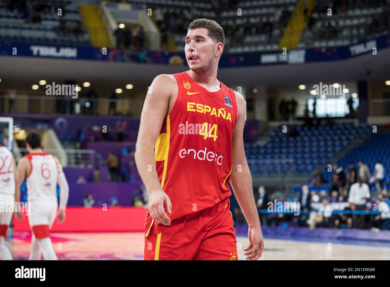 Tbilisi, Georgia, 7 September 2022. Joel Parra of Spain reacts during ...