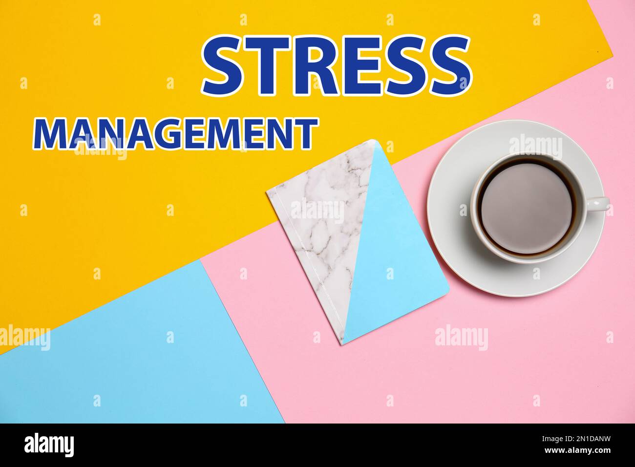 Notebook text stress management hi-res stock photography and images - Alamy