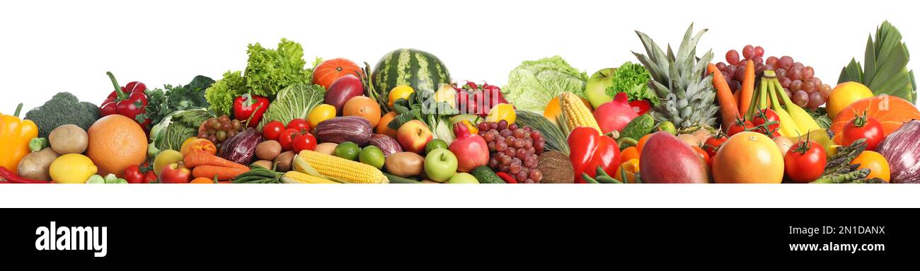 Fresh Fruits And Vegetables Banner