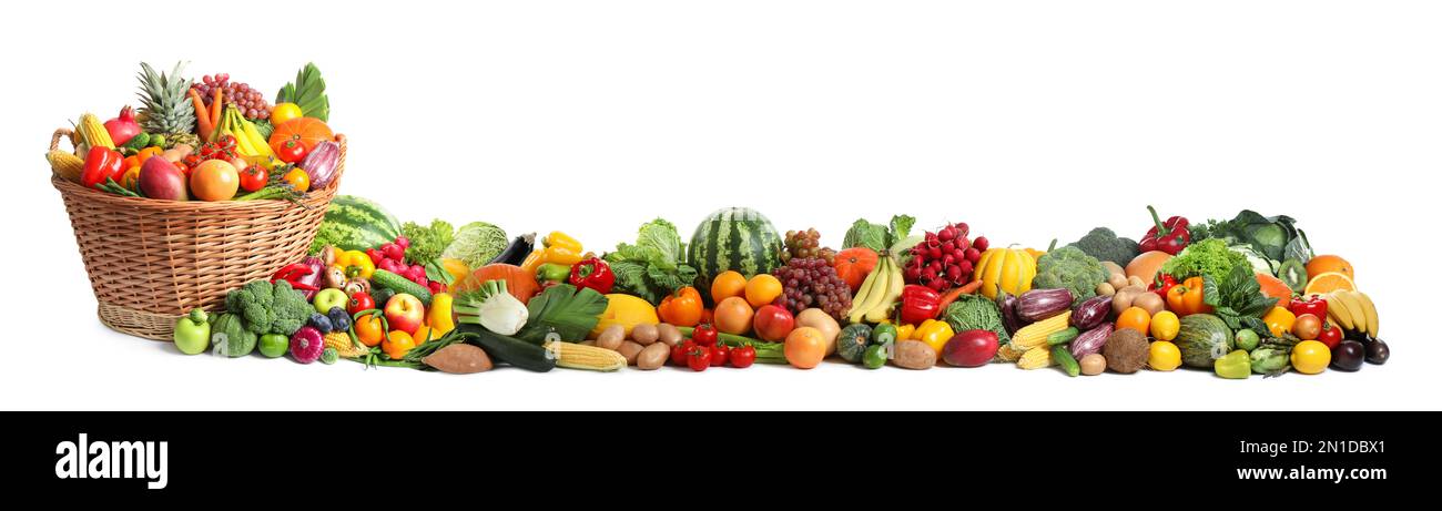 Fresh Fruits And Vegetables Banner