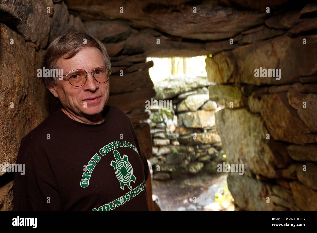In this photo taken Tuesday, Sept. 15, 2015, property owner Dennis ...