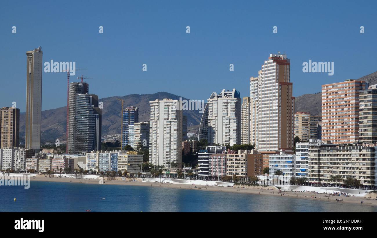 Nice views of benidorm hi-res stock photography and images - Alamy