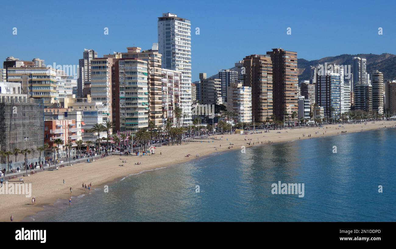 Benidorm tourim hi-res stock photography and images - Alamy