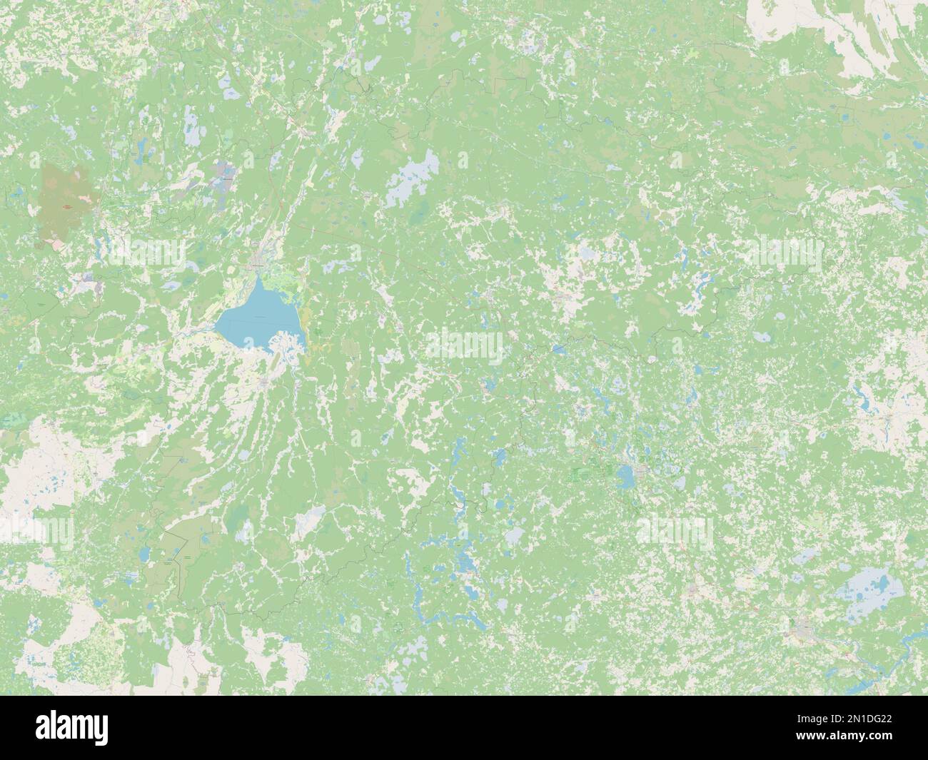 Novgorod, region of Russia. Open Street Map Stock Photo - Alamy