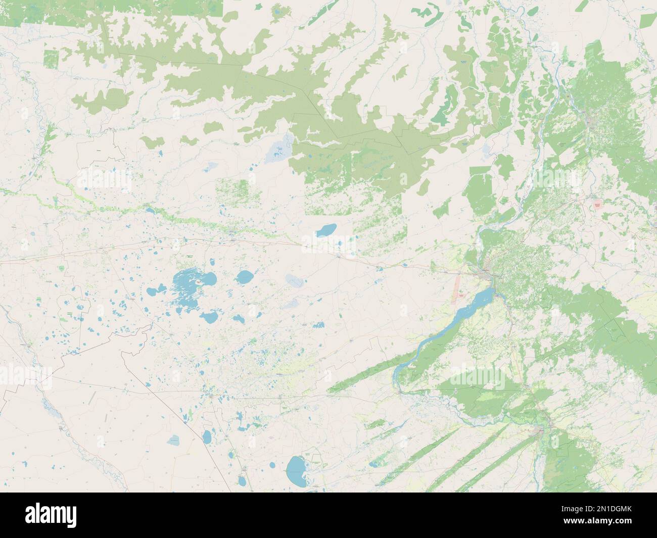 Novosibirsk map hi-res stock photography and images - Alamy