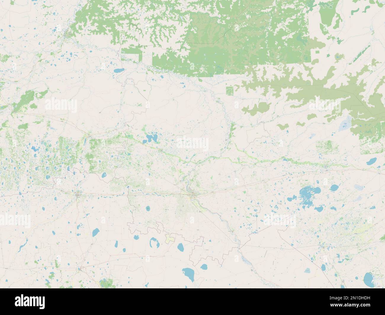 Omsk, region of Russia. Open Street Map Stock Photo - Alamy