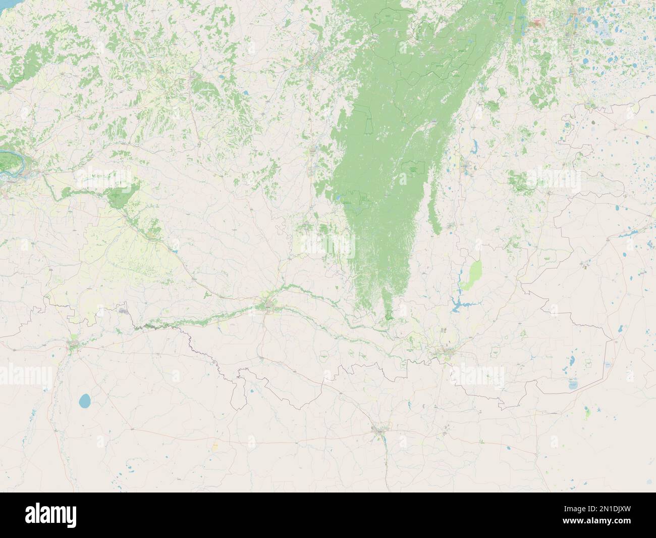 Orenburg, region of Russia. Open Street Map Stock Photo - Alamy